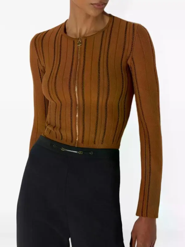 Elisabetta Franchi Cardigan In Knit Fabric