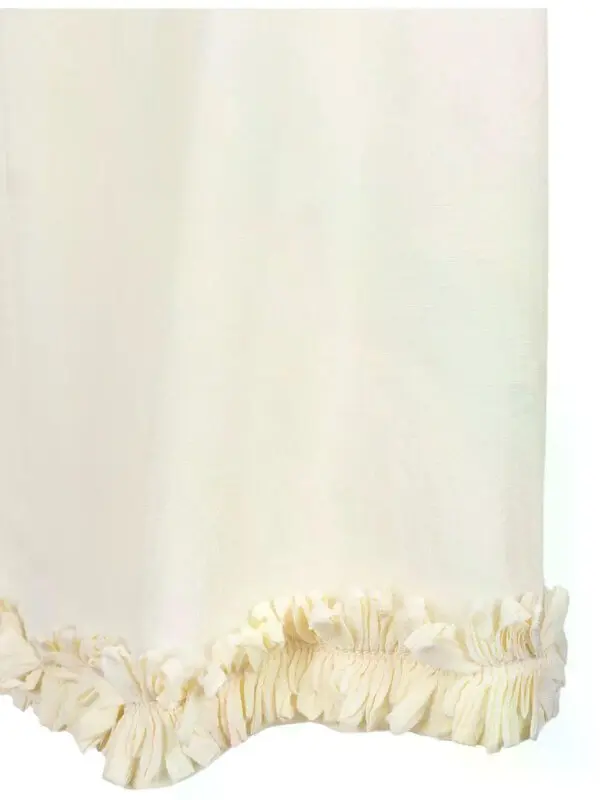 Miu Miu Embroidered Marocain Crepe Dress