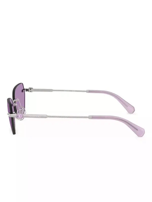 SWAROVSKI Crystal-embellished Rimless Sunglasses