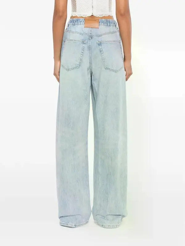 Alexander Wang Drawstring Wide-leg Jeans