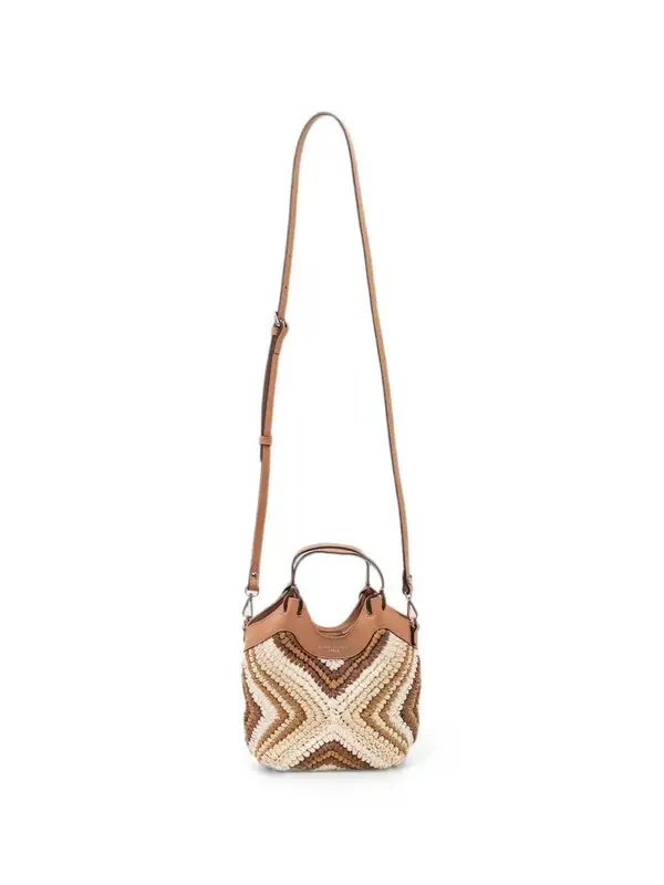 GIANNI CHIARINI Small Dua Chevron-knit Tote Bag