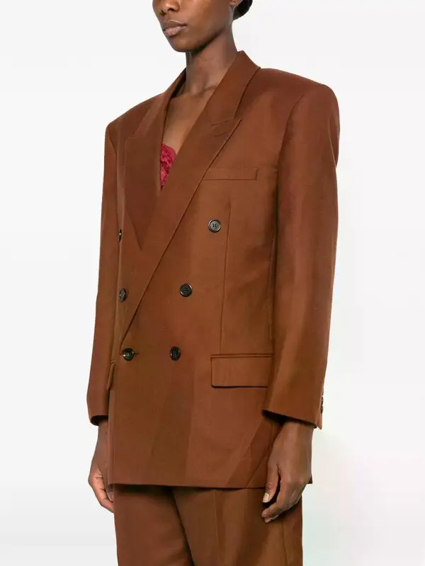 Saint Laurent Double-breasted Cashmere Jacket