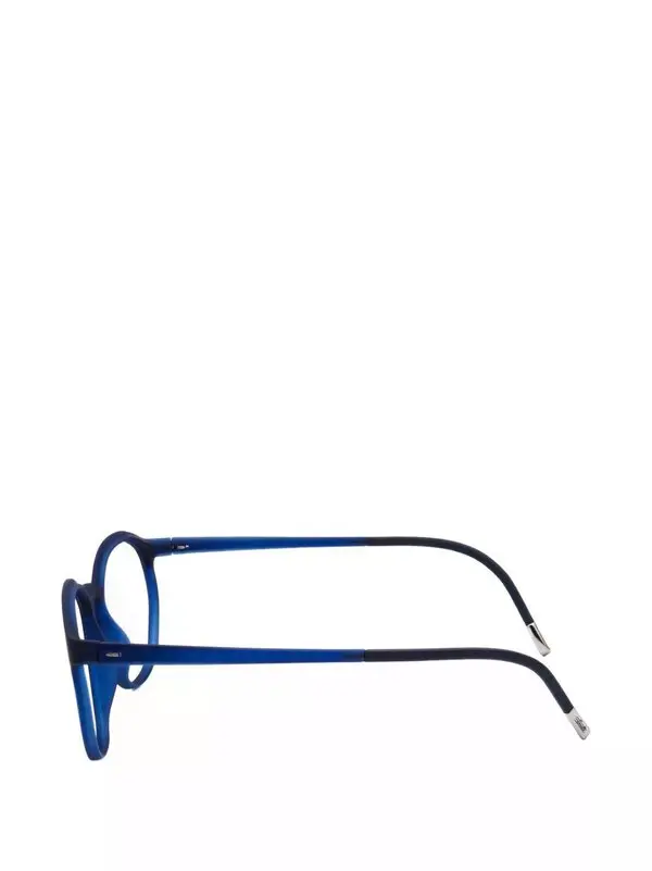 SILHOUETTE Matte-finish Round-frame Eyeglasses