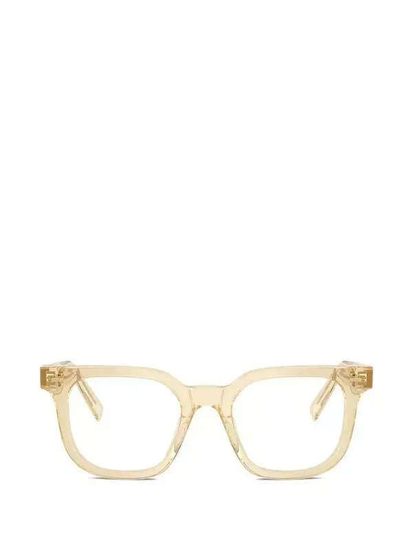 Miu Miu Square Frame Glasses - Neutrals