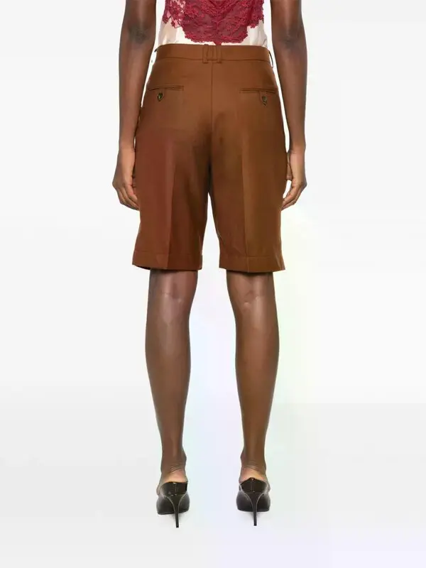 Saint Laurent Pleated Bermuda Shorts