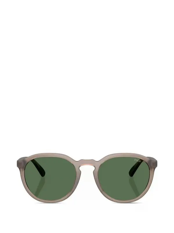 Polo Ralph Lauren Matte Round Sunglasses - Grey