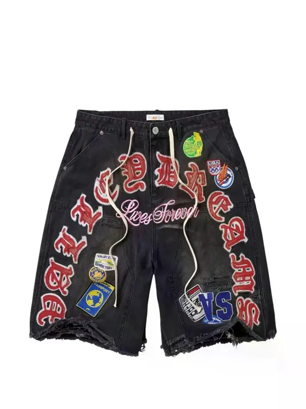 VALE FOREVER Workshop Patchwork Shorts - Black