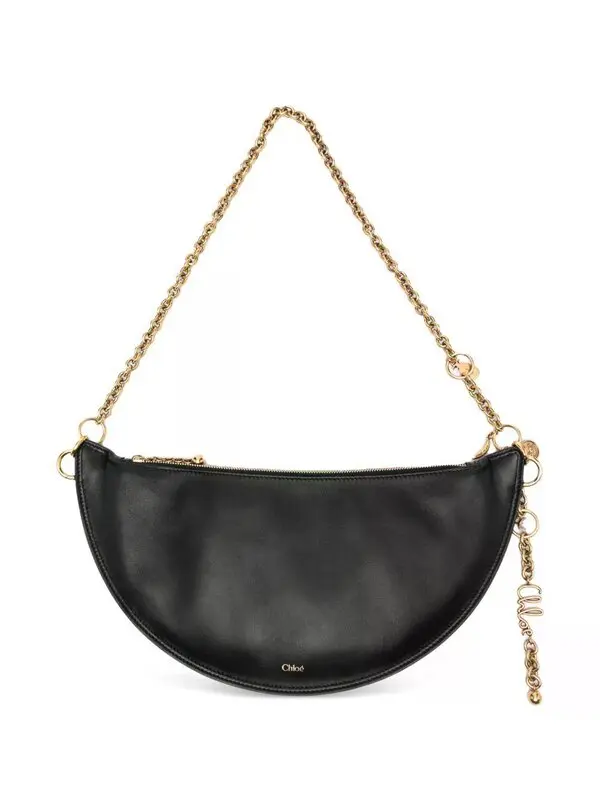 Chloé Icons Leather Shoulder Bag - Black