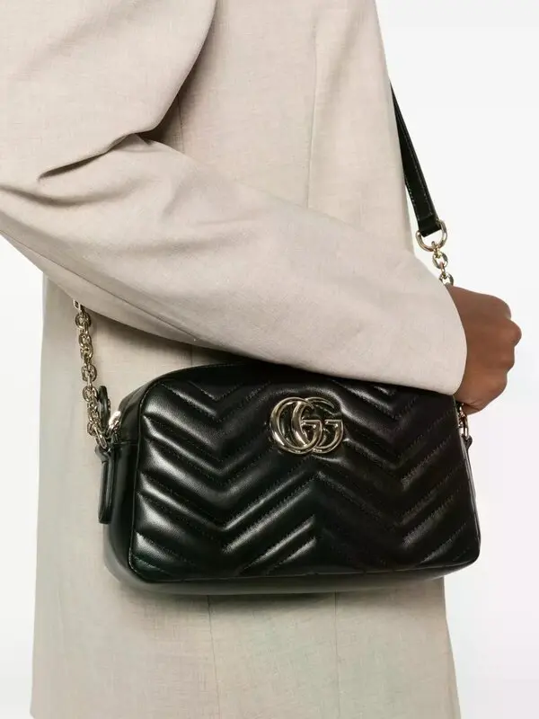 Gucci Gg Marmont Quilted Leather Camera Bag