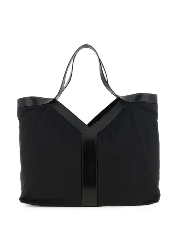 Saint Laurent Large Nylon Tote Bag - Black