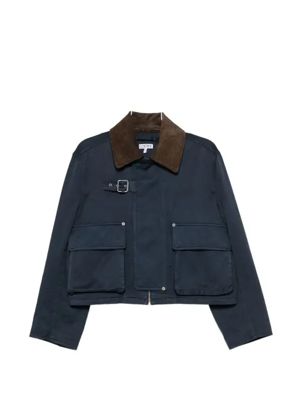 Loewe Collar Detail Jacket - Blue