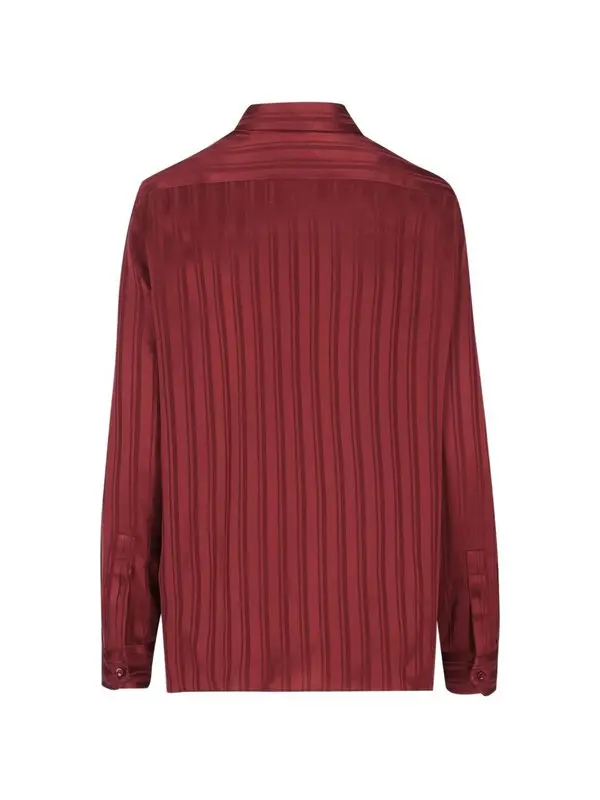 Saint Laurent Striped Silk Shirt