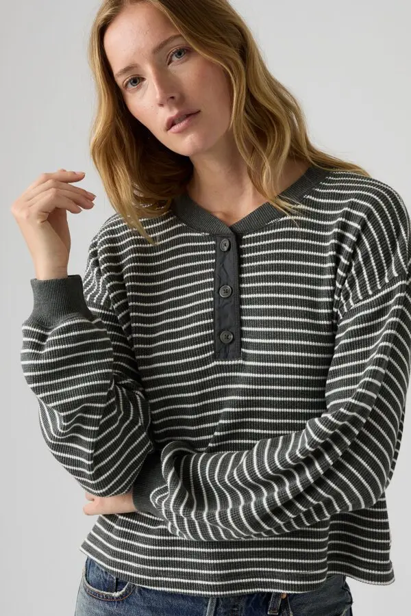 LEVI'S Dry Goods Relaxed Long Sleeve Henley