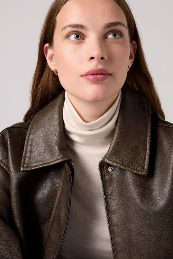 LEVI'S Faux Leather Relaxedbomber