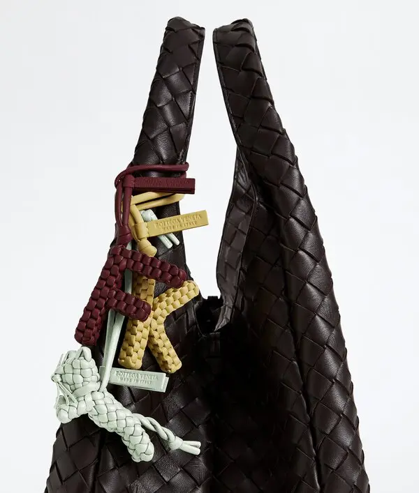 Bottega Veneta Letter F Charm - Mud