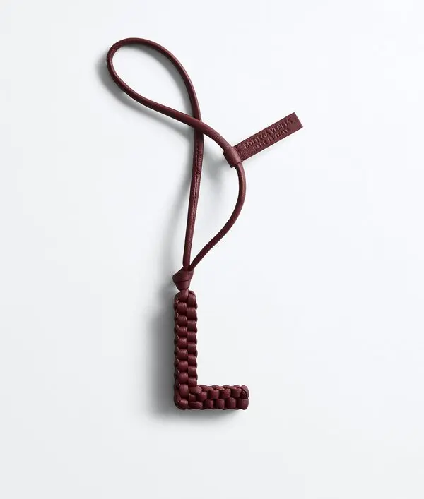 Bottega Veneta Letter L Charm - Bordeaux