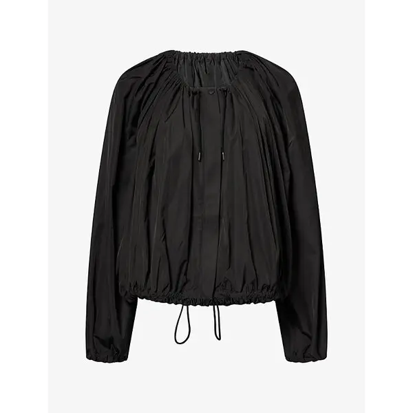 TOTEME Gathered Parachute Shell Jacket - Black
