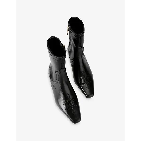 Kurt Geiger Arizona Flat Leather Boots