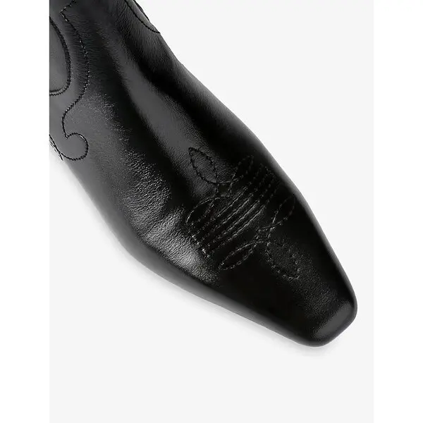 Kurt Geiger Arizona Flat Leather Boots