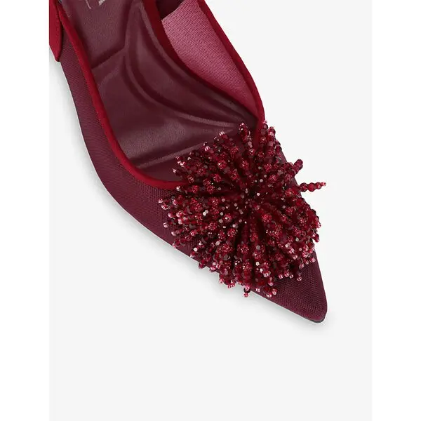 Carvela Lucia Woven Sling-back Courts