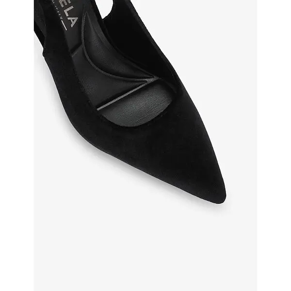 Carvela Leoni Velvet Sling-back Courts