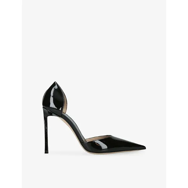TOM FORD D'orsay 105 Patent-leather Pumps - Black