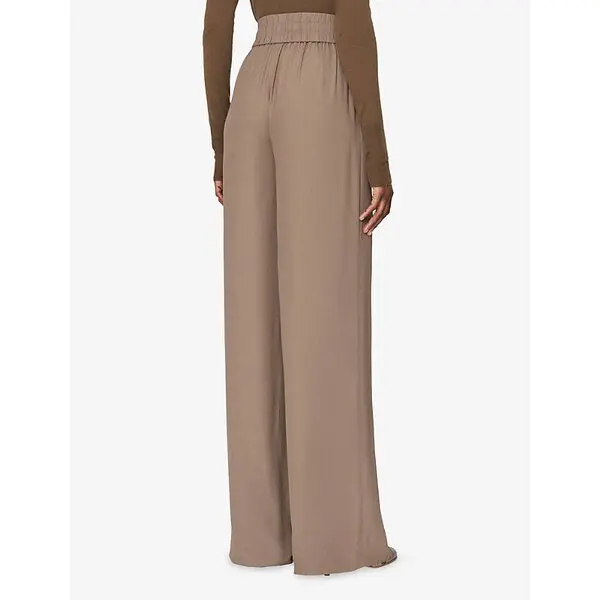 JOSEPH Dee Wide-leg Crepe Trousers