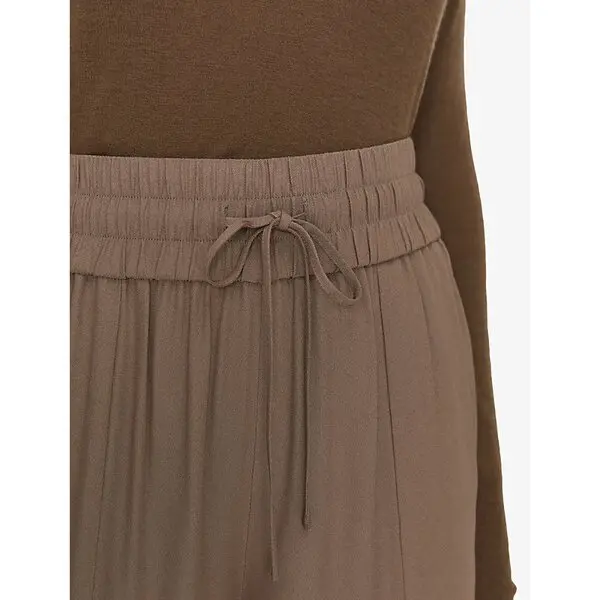 JOSEPH Dee Wide-leg Crepe Trousers
