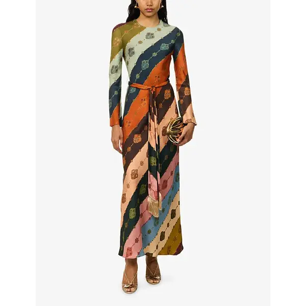 Zimmermann Ascent Bias Woven Maxi Dress