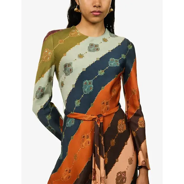 Zimmermann Ascent Bias Woven Maxi Dress