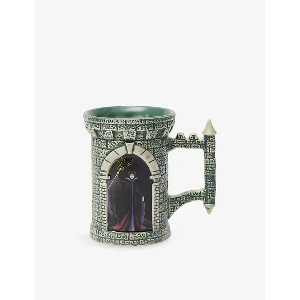 THE DISNEY STORE AT SELFRIDGES Maleficent Castle Stoneware Mug - Multi-coloured
