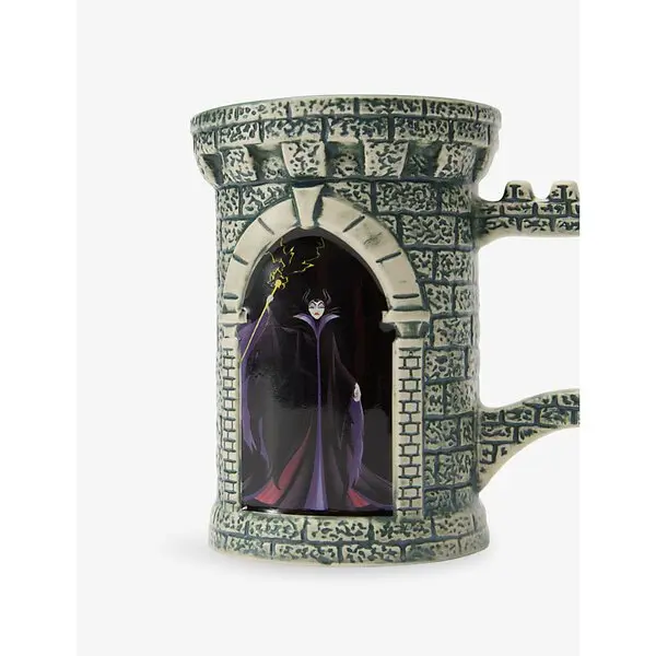 THE DISNEY STORE AT SELFRIDGES Maleficent Castle Stoneware Mug
