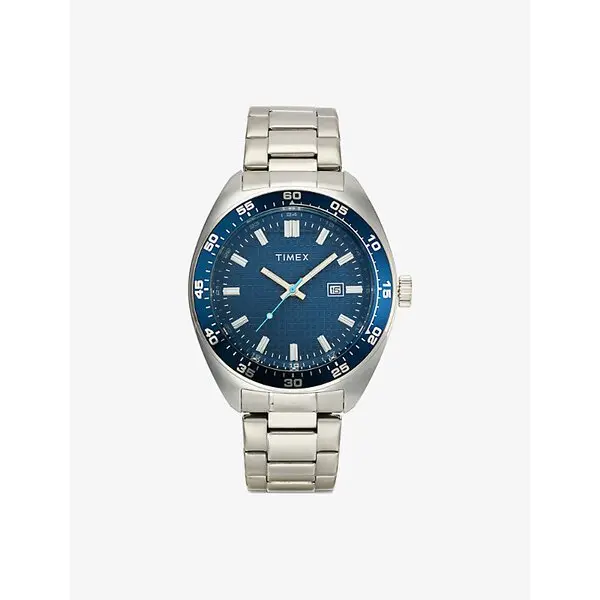 TIMEX Weston Stainless Steel Quartz Watch 45mm