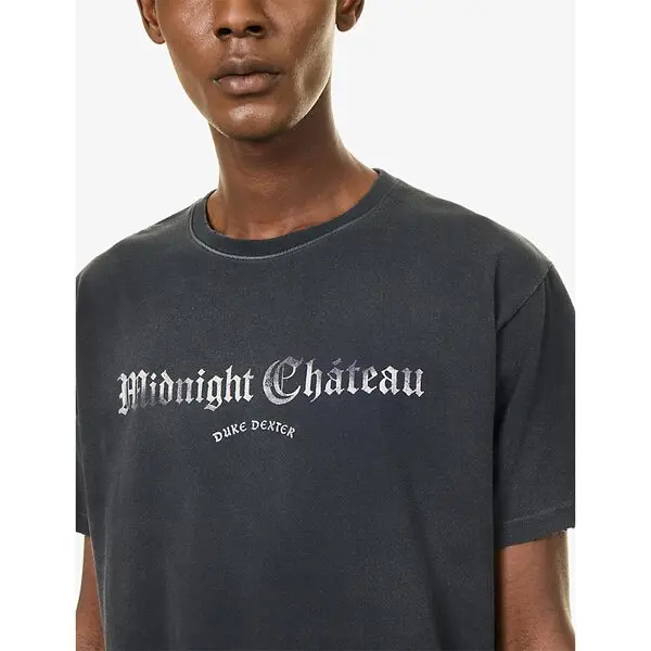 DUKE + DEXTER Mc Chess Washed Graphic-print Cotton T-shirt