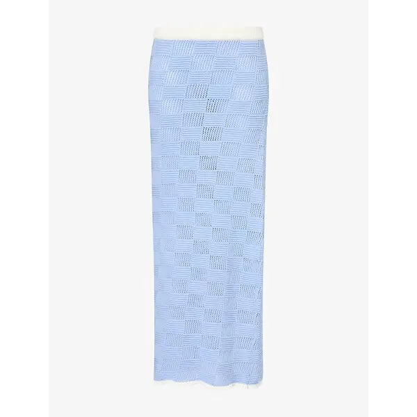 4TH & RECKLESS Yasmin Crochet Knit Maxi Skirt