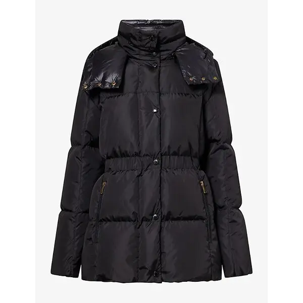 Moncler Agneux Hooded Puffer Jacket - Black