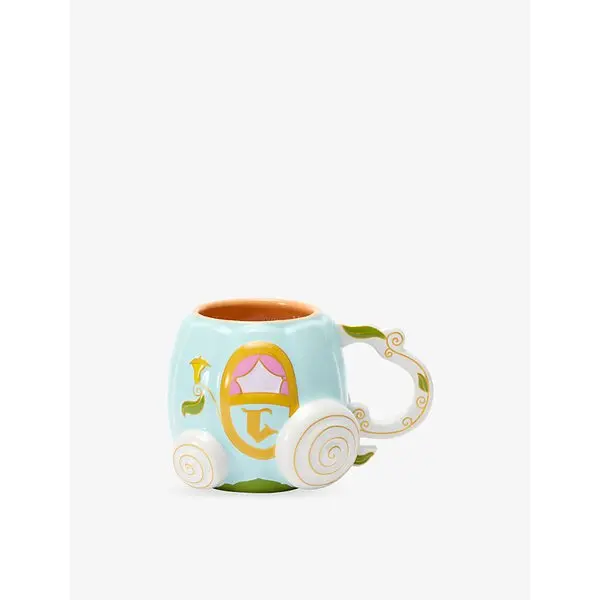 THE DISNEY STORE AT SELFRIDGES Cinderella Pumpkin-carriage Stoneware Mug - Multi-coloured