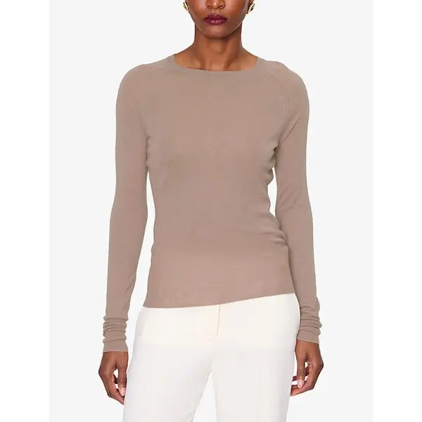 JOSEPH Geras Long-sleeved Cashmere Top