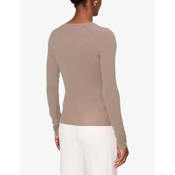JOSEPH Geras Long-sleeved Cashmere Top
