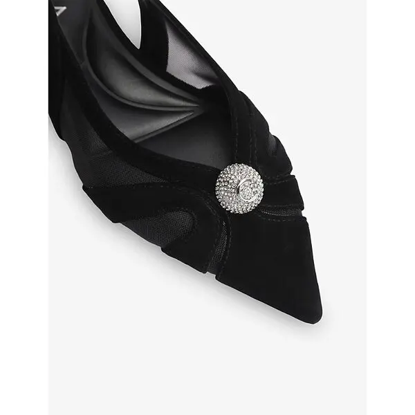 Carvela Lumera Suede Sling-back Courts