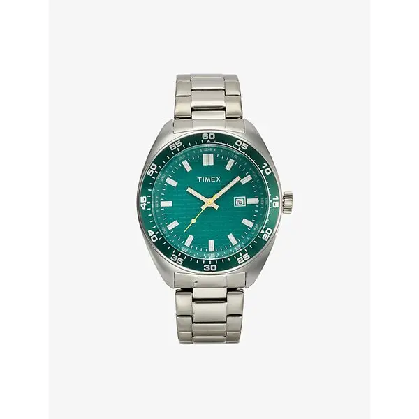 TIMEX Weston Stainless Steel Quartz Watch 45mm
