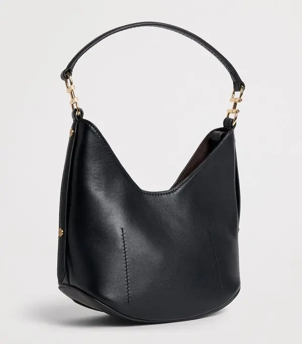 Harrods Small Leather Penny Shoulder Bag