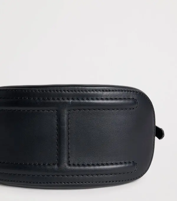 Harrods Small Leather Penny Shoulder Bag
