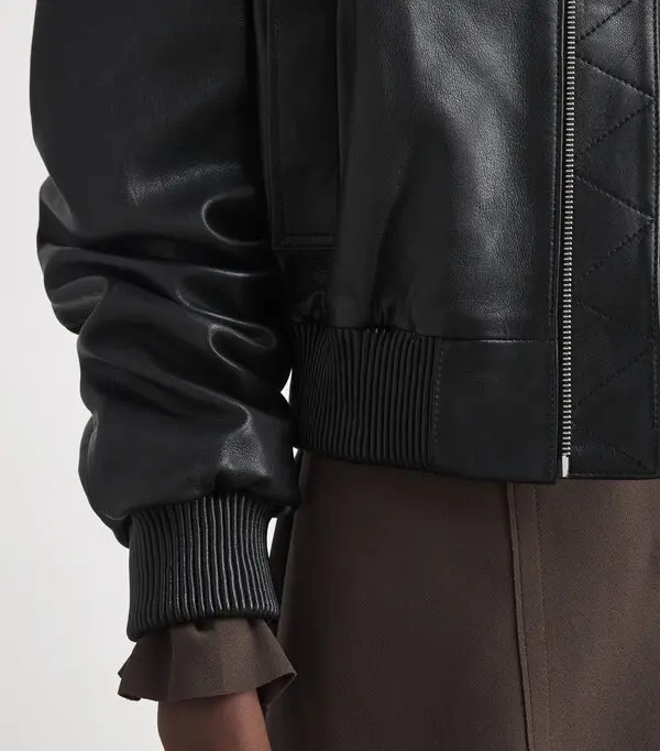 ARMA Hannah Leather Bomber Jacket