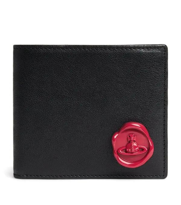 VIVIENNE WESTWOOD Supple Leather Bifold Wallet - Black