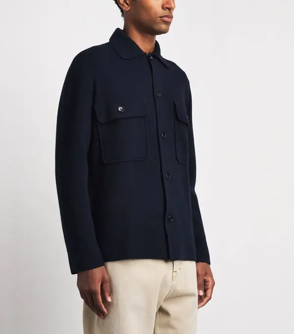 ALLUDE Virgin Wool-cashmere Overshirt