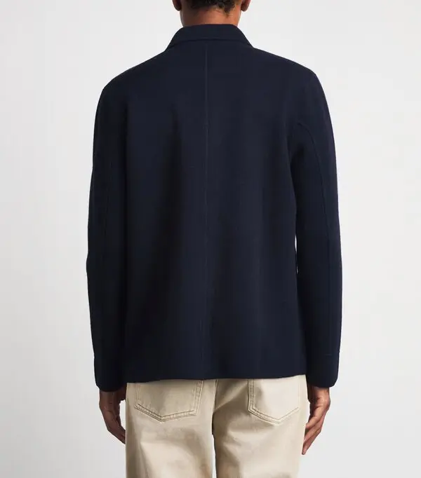 ALLUDE Virgin Wool-cashmere Overshirt