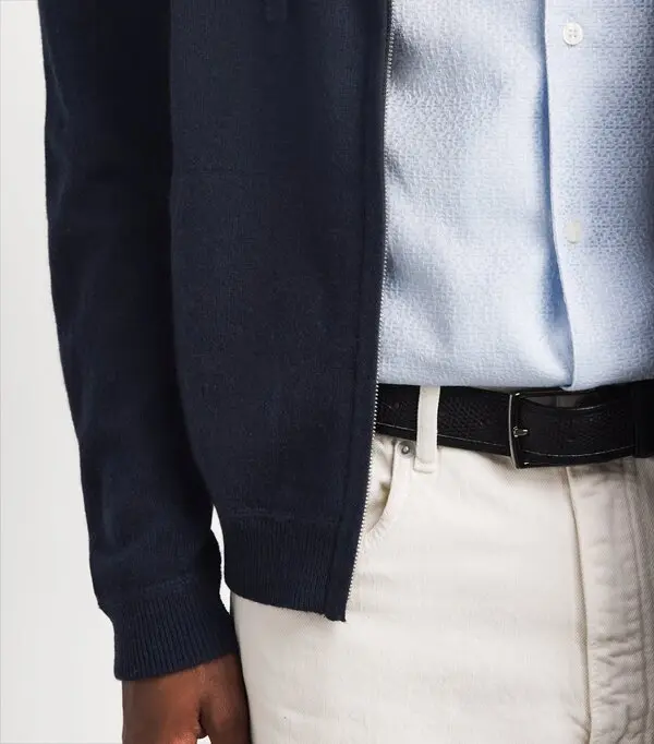 ALLUDE Wool-cashmere Zip-up Hoodie