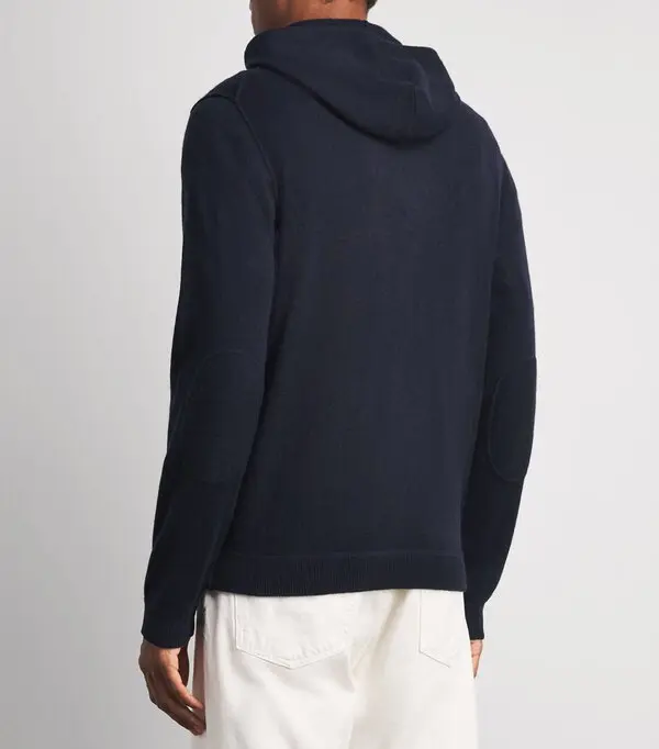 ALLUDE Wool-cashmere Zip-up Hoodie