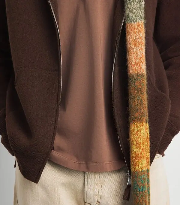 ALLUDE Wool-cashmere Zip-up Hoodie